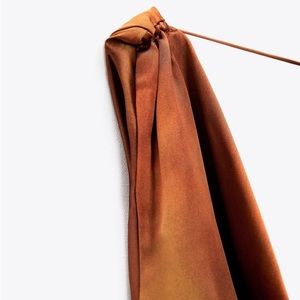 Zara | Dresses | Zara Satin Effect Print Dress | Poshmark